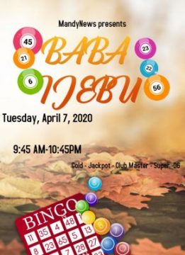 Baba Ijebu Tuesday Game: Gold - Jackpot - Club Master - Super