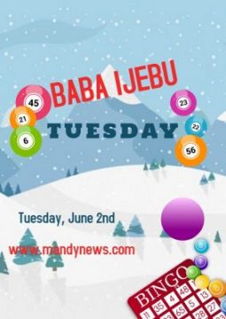 Baba Ijebu Game For Tuesday, June 2: Gold-O6-Jackpot-Club Master-Lucky G