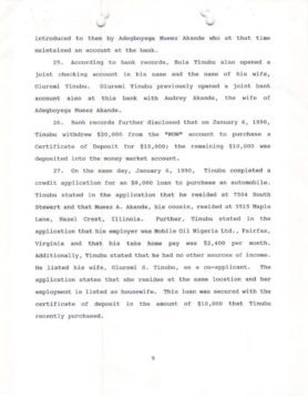 Documents For Tinubu’s Drug Dealing, Money Laundering Case In Chicago ...