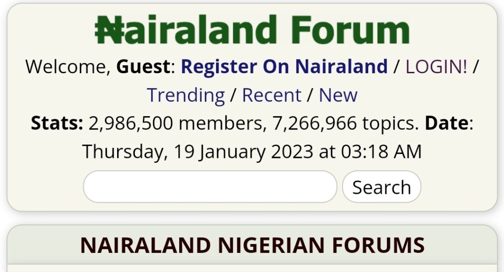 Why I Deleted My Nairaland Account | MandyNews