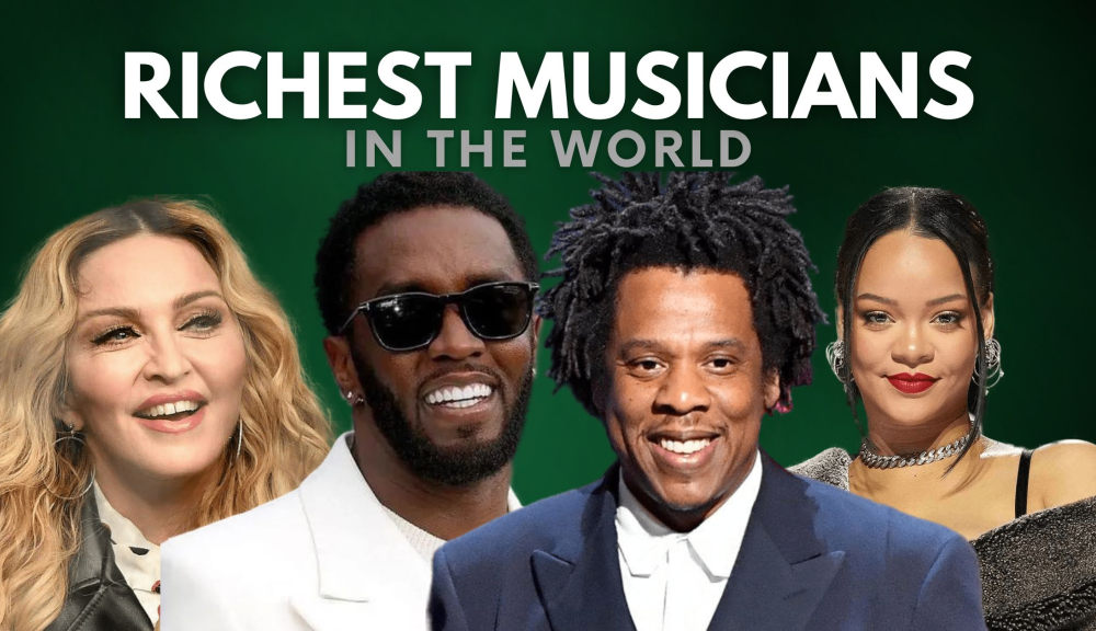 Top 50 Richest Musicians In The World 2023 And Their Net Worth